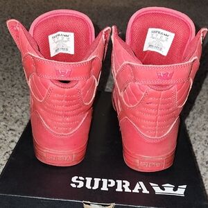 Supra | Shoes | Red Hightop Womens Sneakers | Poshmark